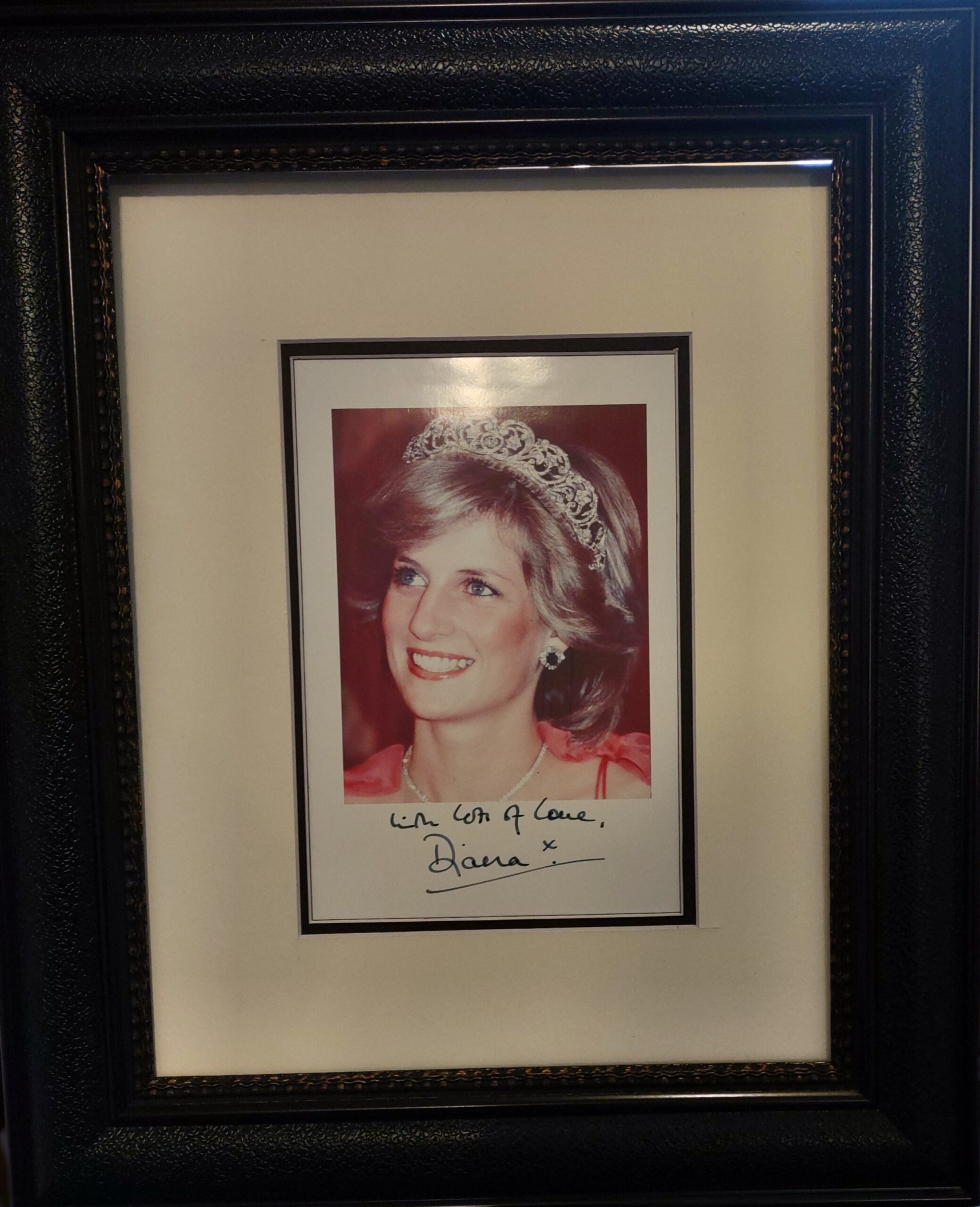 Diana autograph - America's Memories